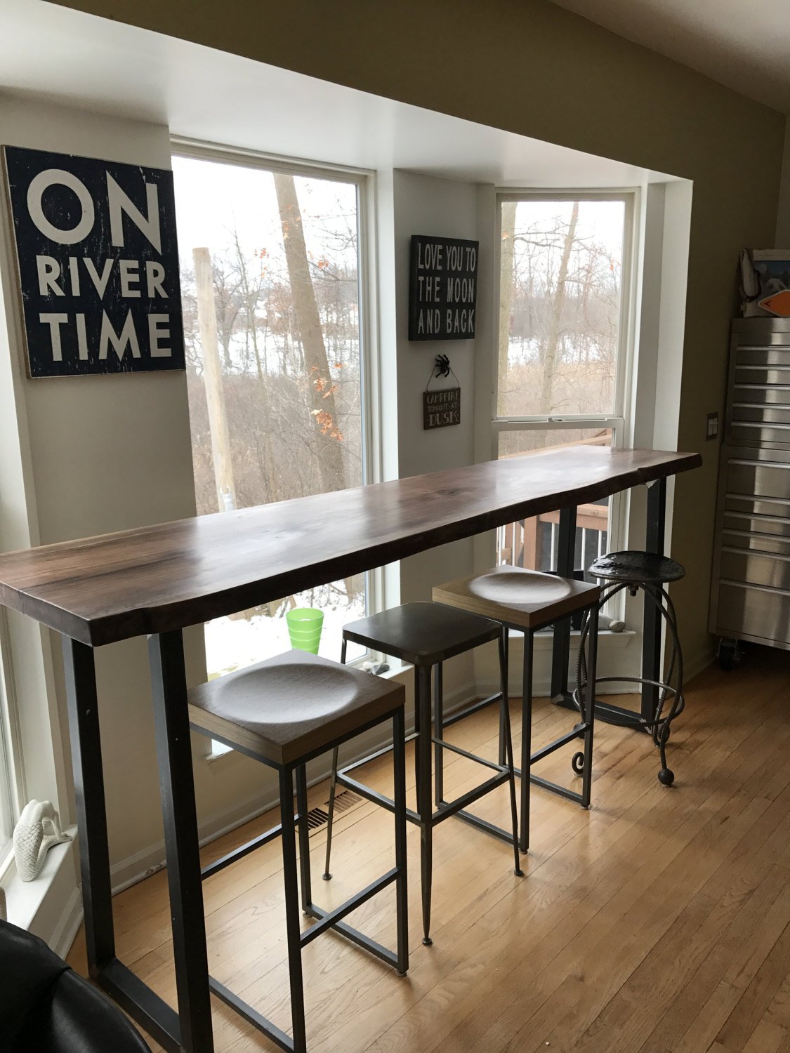 Wicked Grain - Live Edge Bar Table Tops