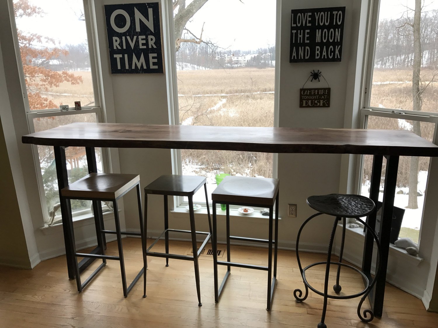 Wicked Grain - Live Edge Bar Table Tops