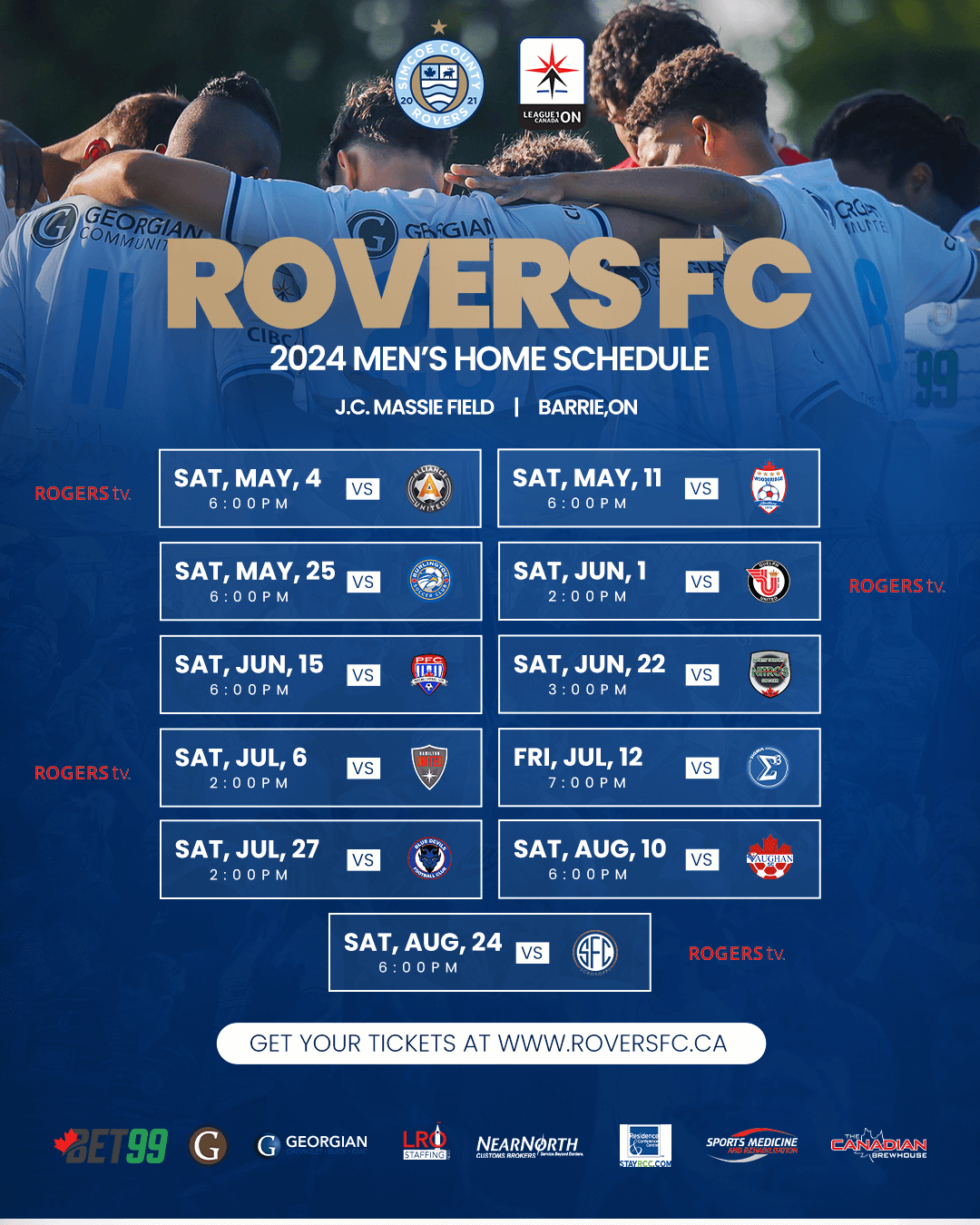 Official Simcoe County Rovers FC | Home