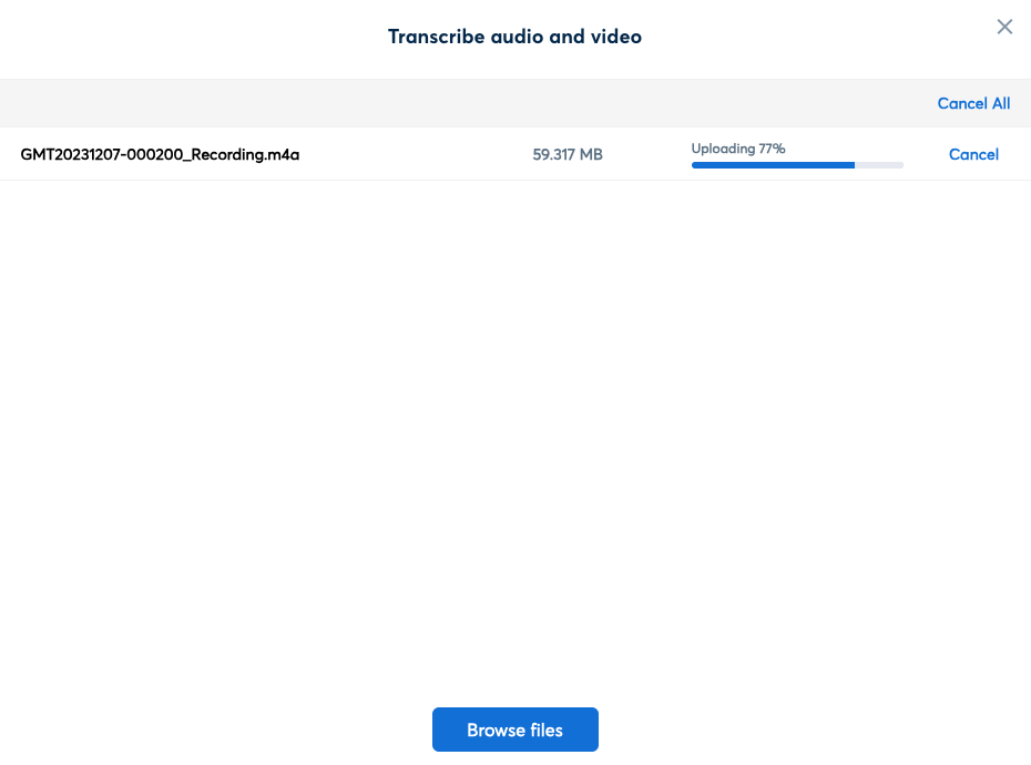 Transcribe Youtube videos from MP4 and MP3 into text in seconds | Otter.ai
