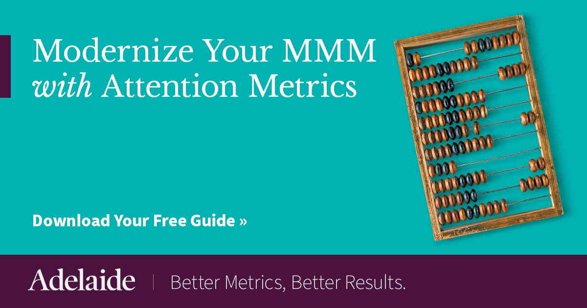 Modernize Your MMM with Attention Metrics: A Free Guide