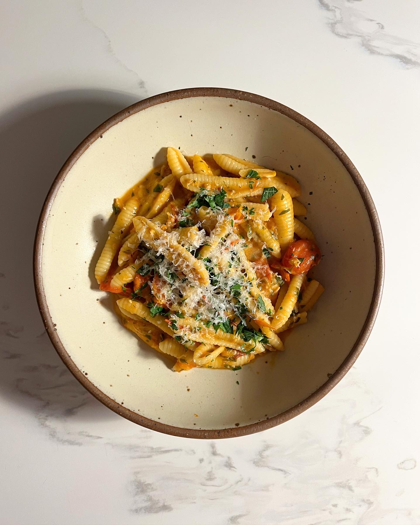 crab and cherry tomato datteri baresi