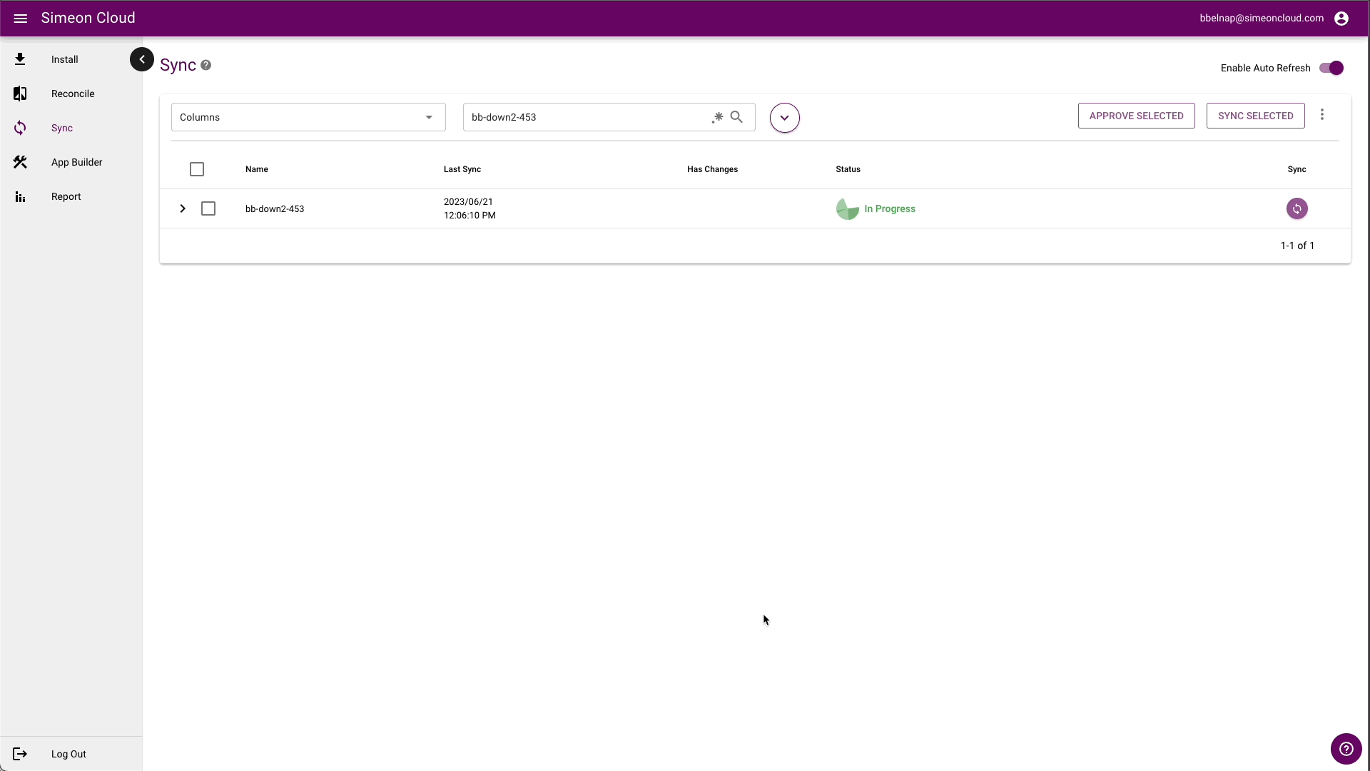 Simeon Cloud Product Updates - Easily identify changes in the Sync summary!