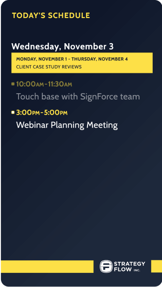 Screenfeed Connect | Custom Data-Driven Digital Signage Content Apps