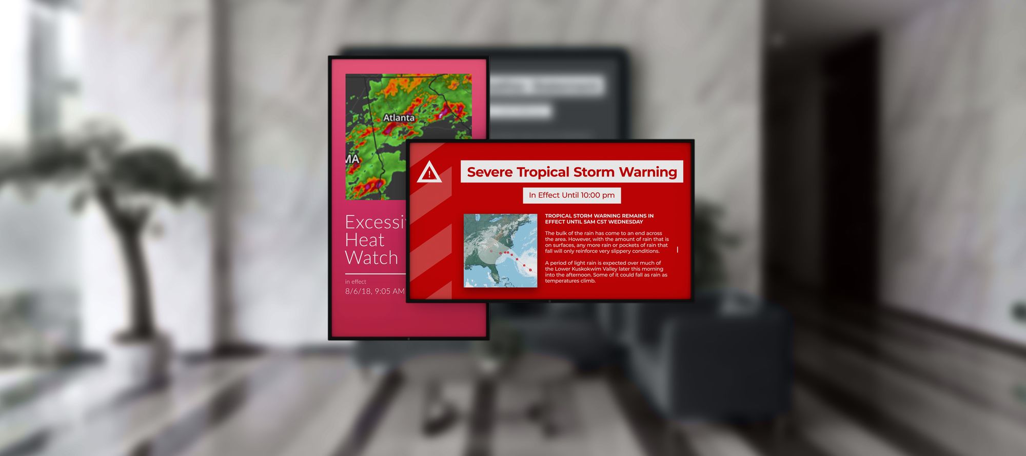 Alerts & Safety in Digital Signage Content | Screenfeed Blog