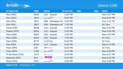 Flight Boards for Digital Signage
