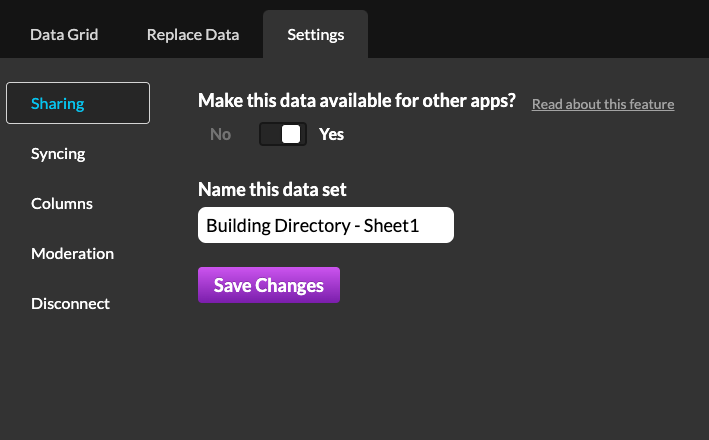 Managing Data Connections
