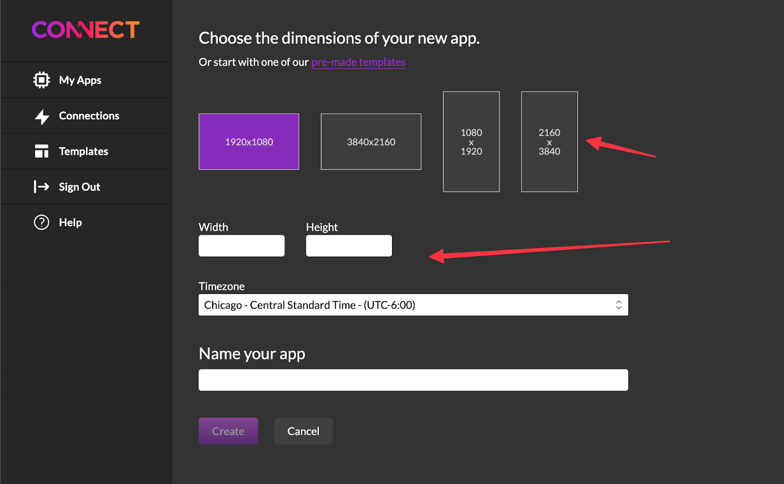 Creating a Connect App from Scratch