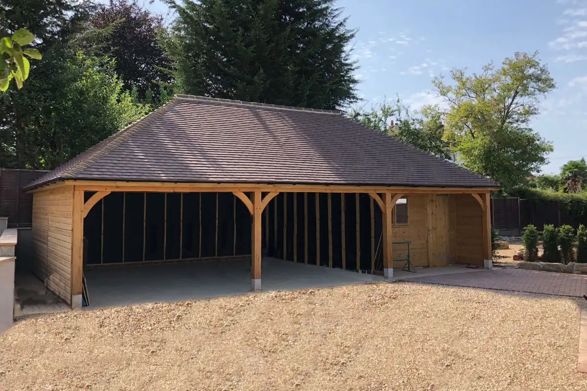 Triple Bay Carriage House | Wooden 3 Bay Carriage House | Carriage Houses