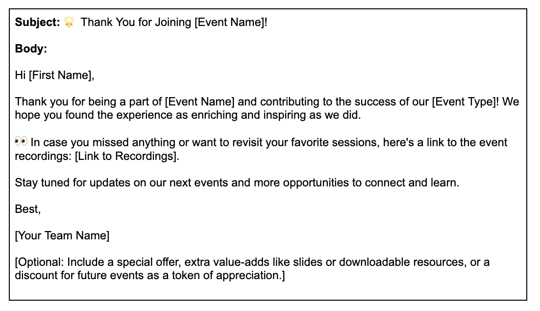 Boost Your Virtual Event ROI with 12 Effective Email Templates