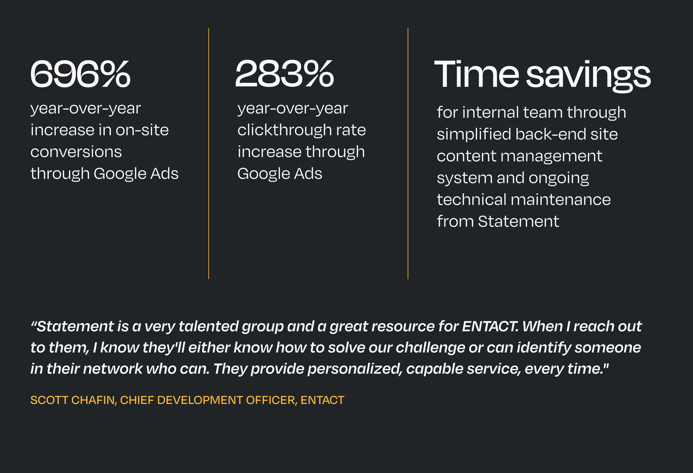 ENTACT Website Refresh