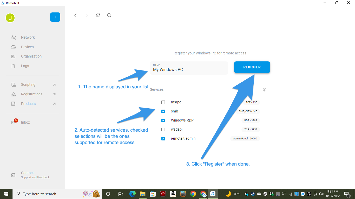 Microsoft Windows How to Connect Guide
