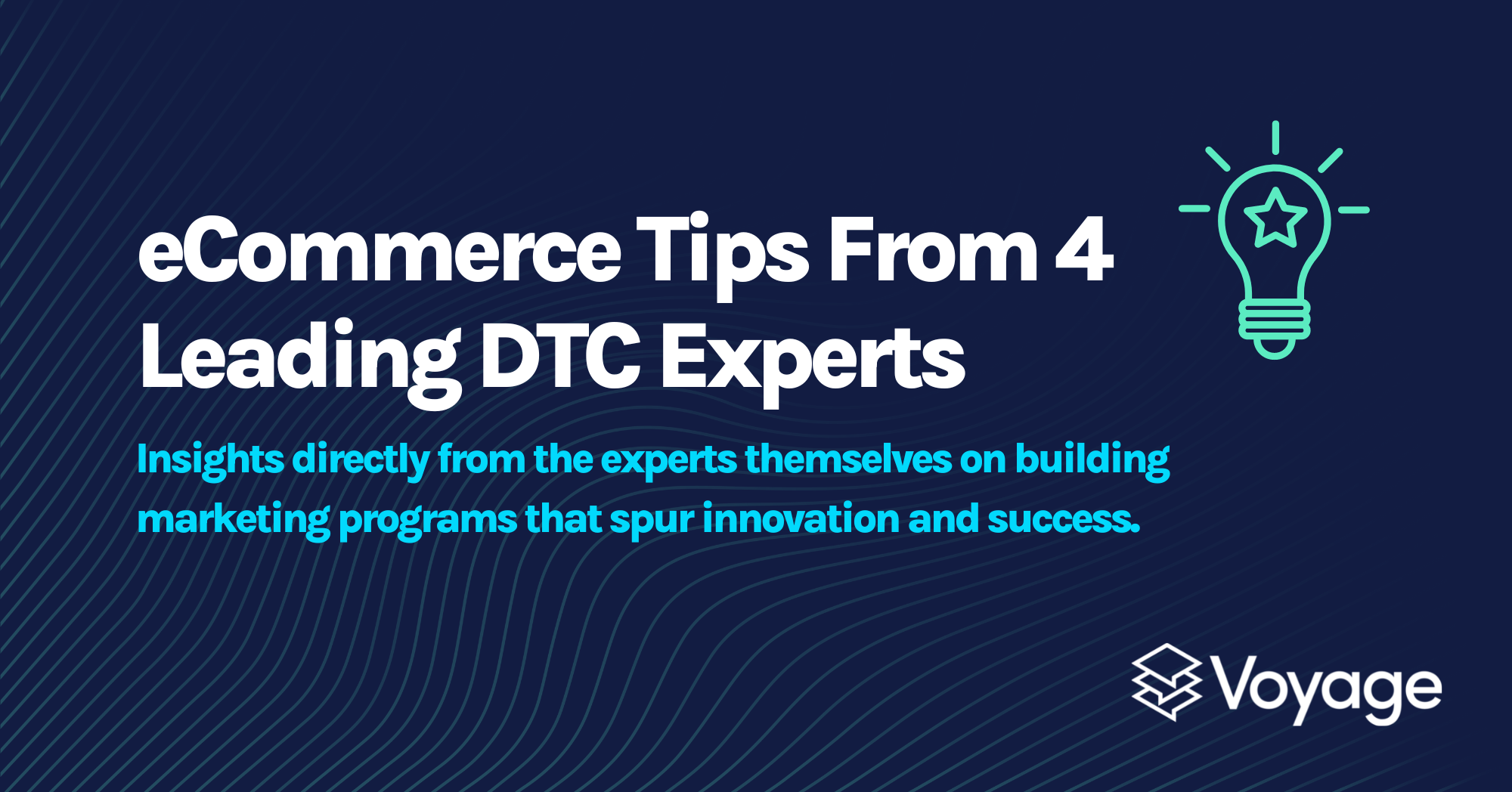 Tips From 4 DTC Experts | Voyage SMS