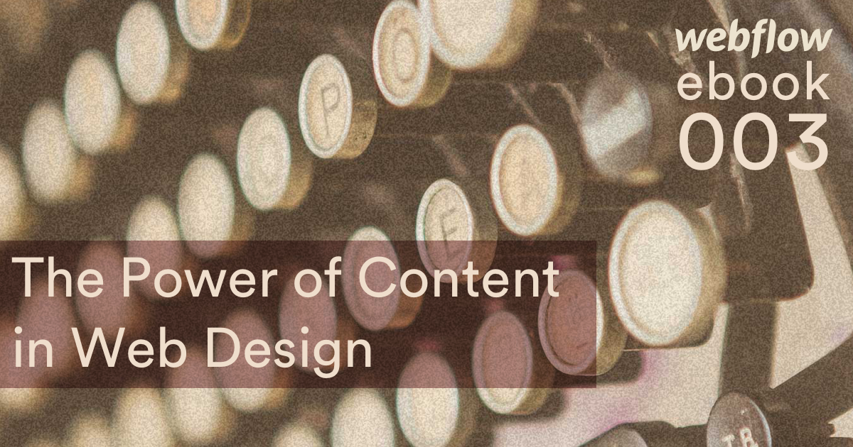 Content-First Design: Let the Content Determine the Design | The Power ...