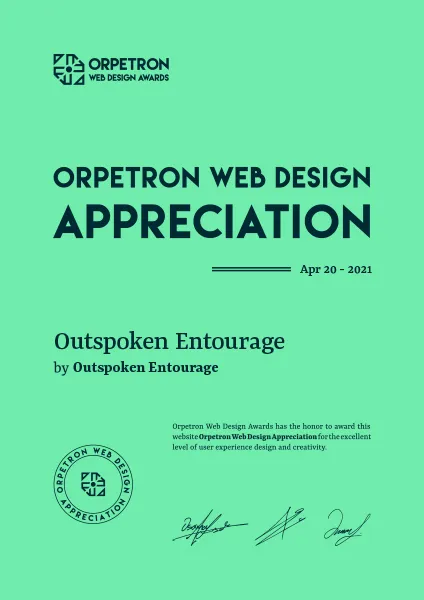 About Outspoken Entourage - Graphic Design + Marketing Practice
