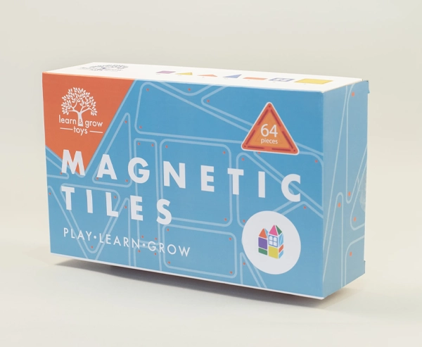 Learn & Grow Toys - Magnetic Tiles Packaging Design