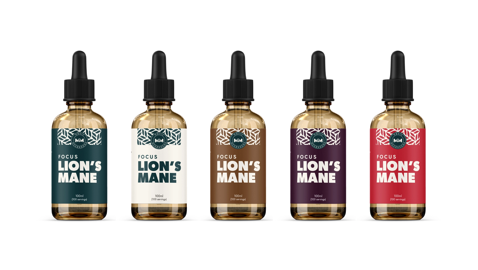 Packaging & Label Design - Mushroom Tinctures - Victoria