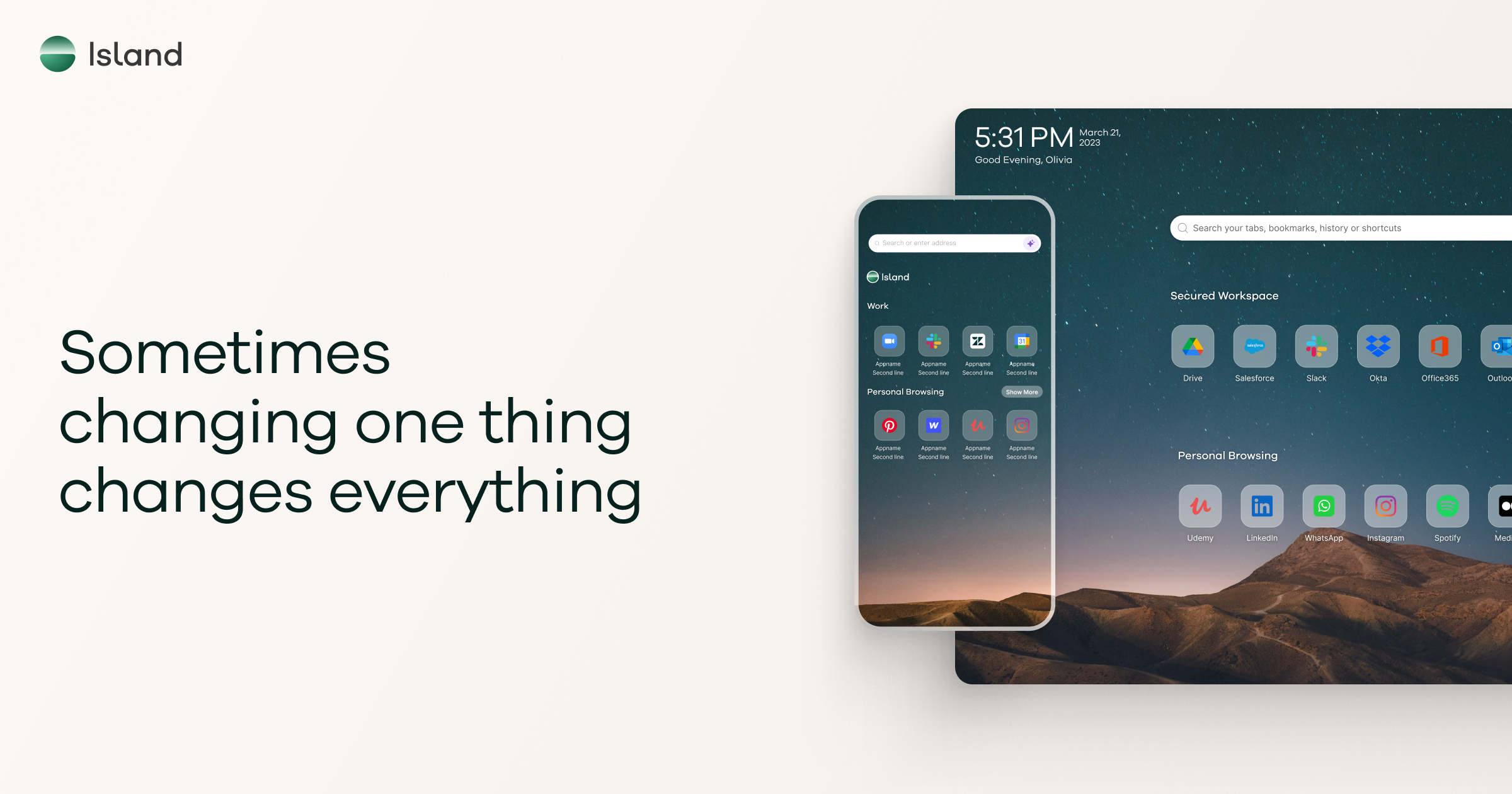 Island Enterprise Browser Background Story and Leadership