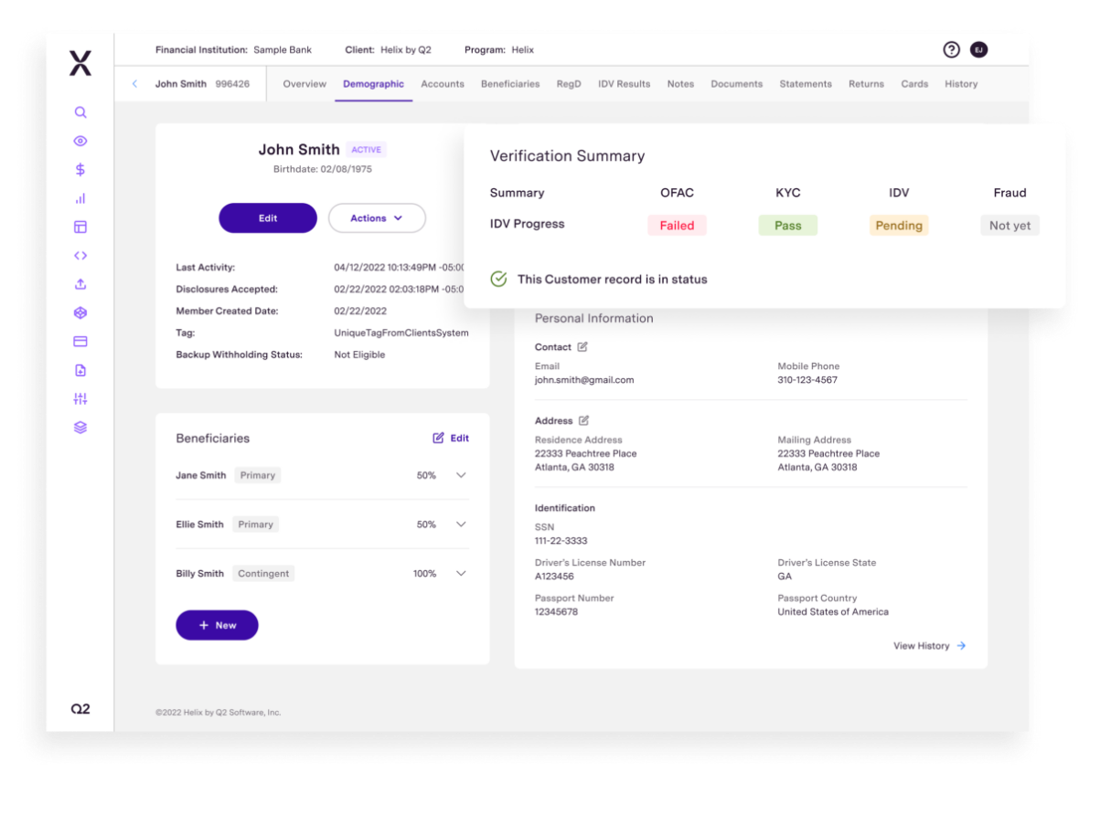 Embedded Banking Account & Onboarding Products