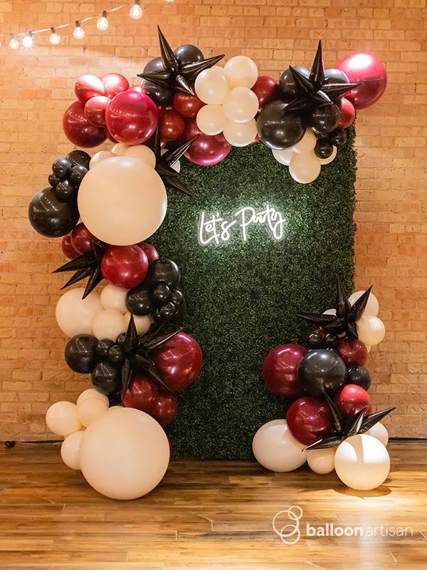 Birthday Balloon Arch and Decor