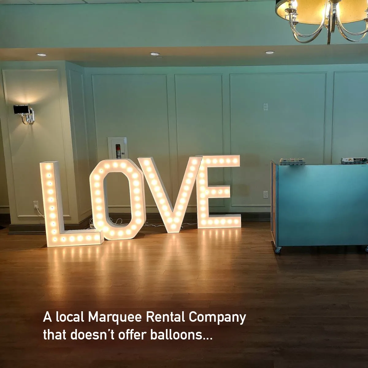 Light Up Marquee Letter and Number Rentals