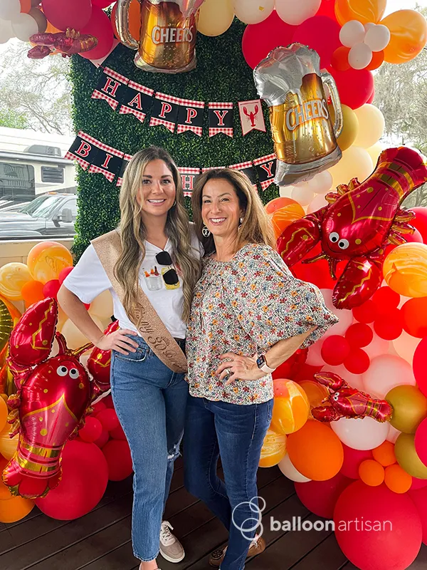 Birthday Balloon Arch and Decor