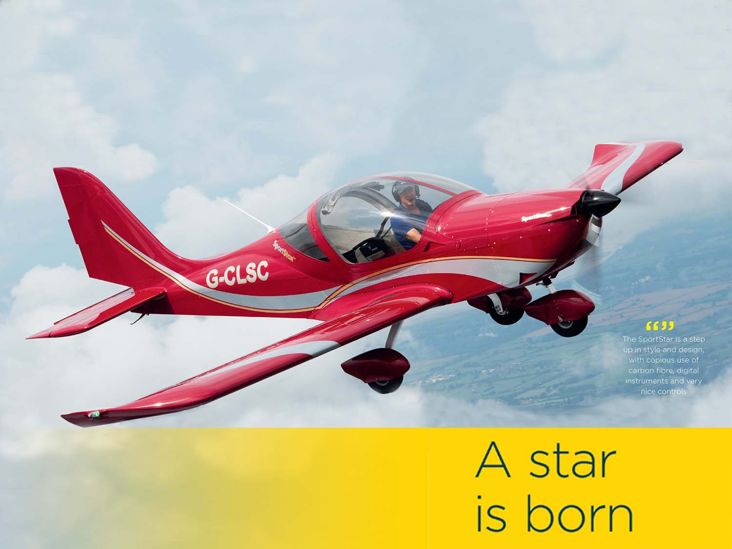 A star is born - flight test of SPORTSTAR SLM aircraft