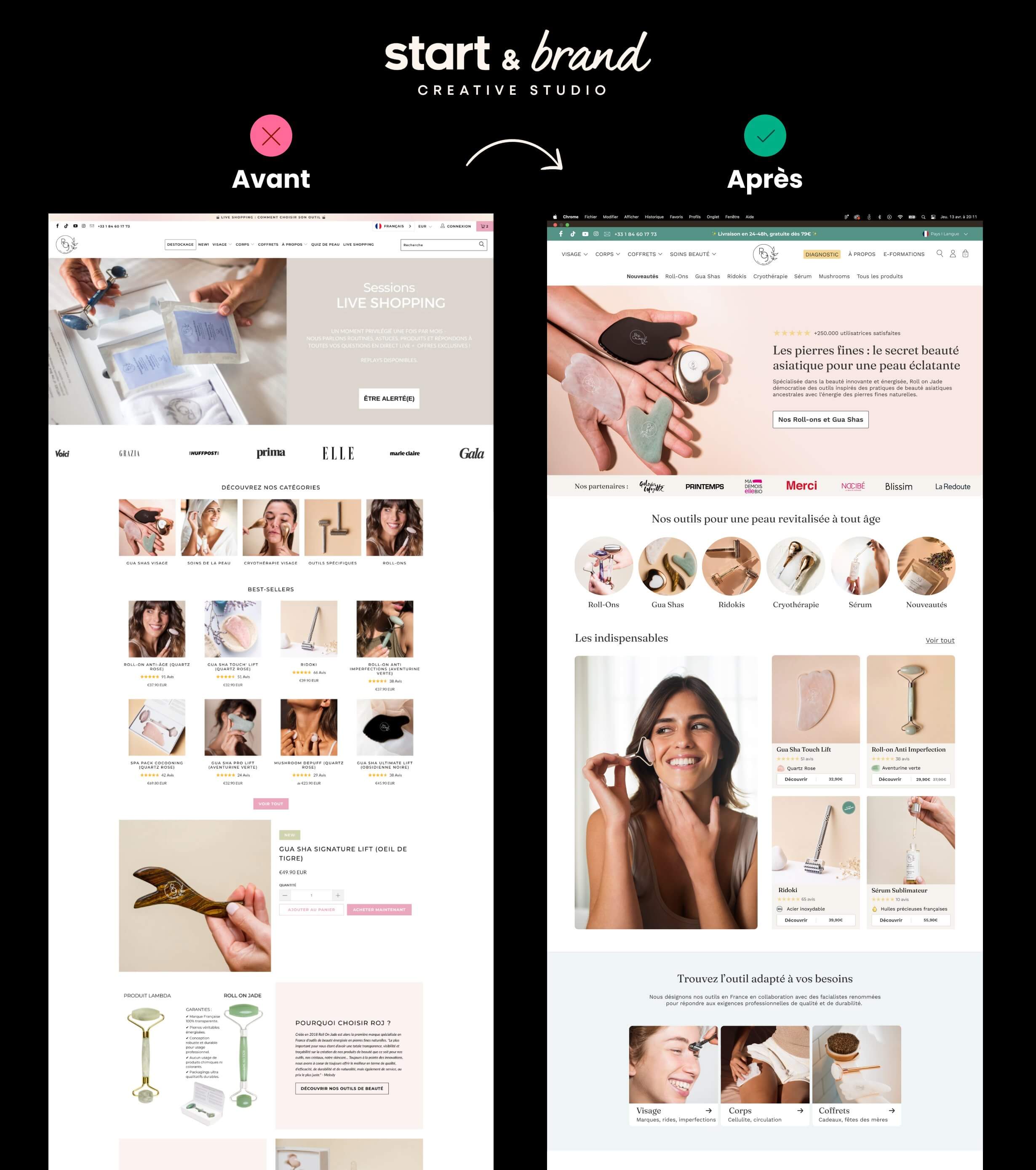 Une de nos plus belles refontes UX/UI cette année pour la marque 🇫🇷 ...