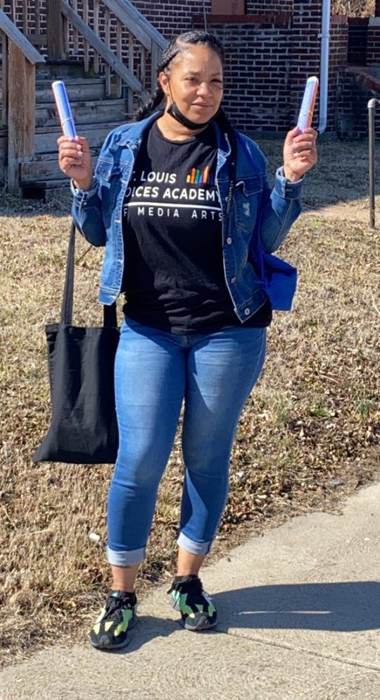 St. Louis Voices Academy | Ms. Taylor hits the pavement in the Hyde ...