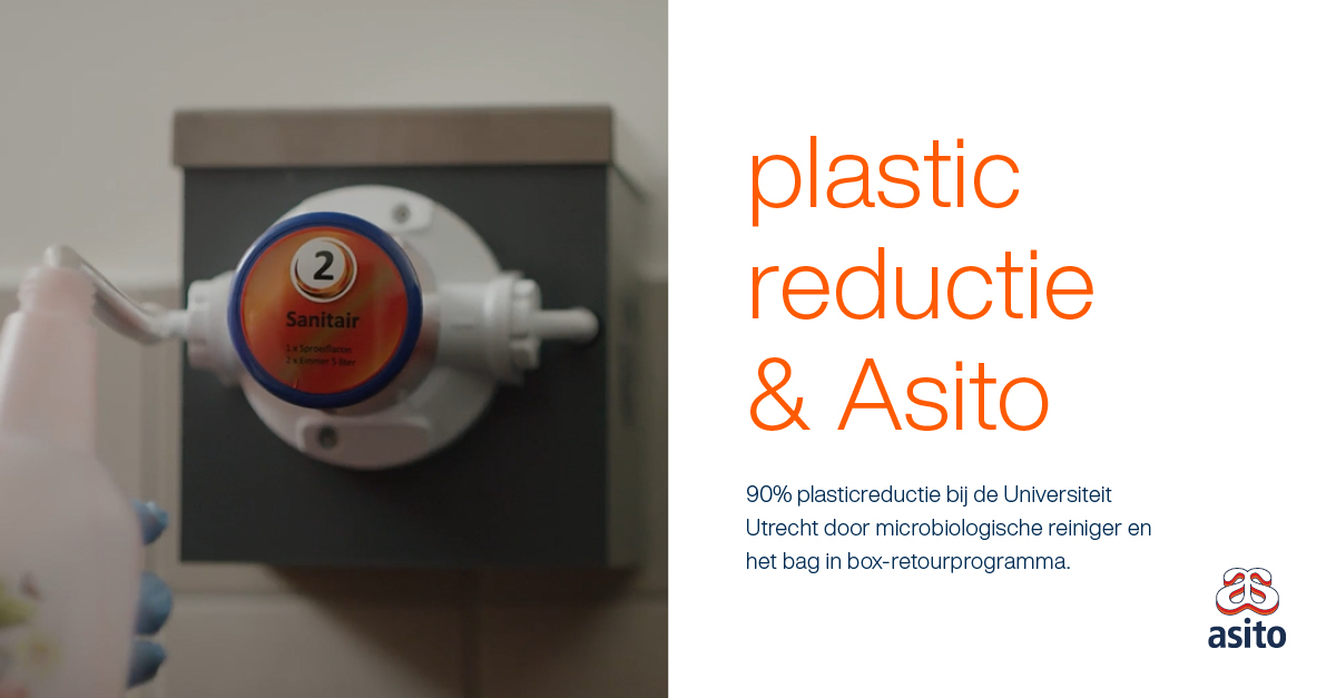 90% plasticreductie bij de Universiteit Utrecht door microbiologische ...