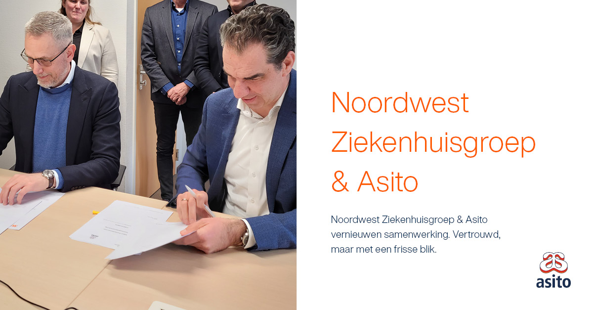 Noordwest Ziekenhuisgroep & Asito vernieuwen samenwerking