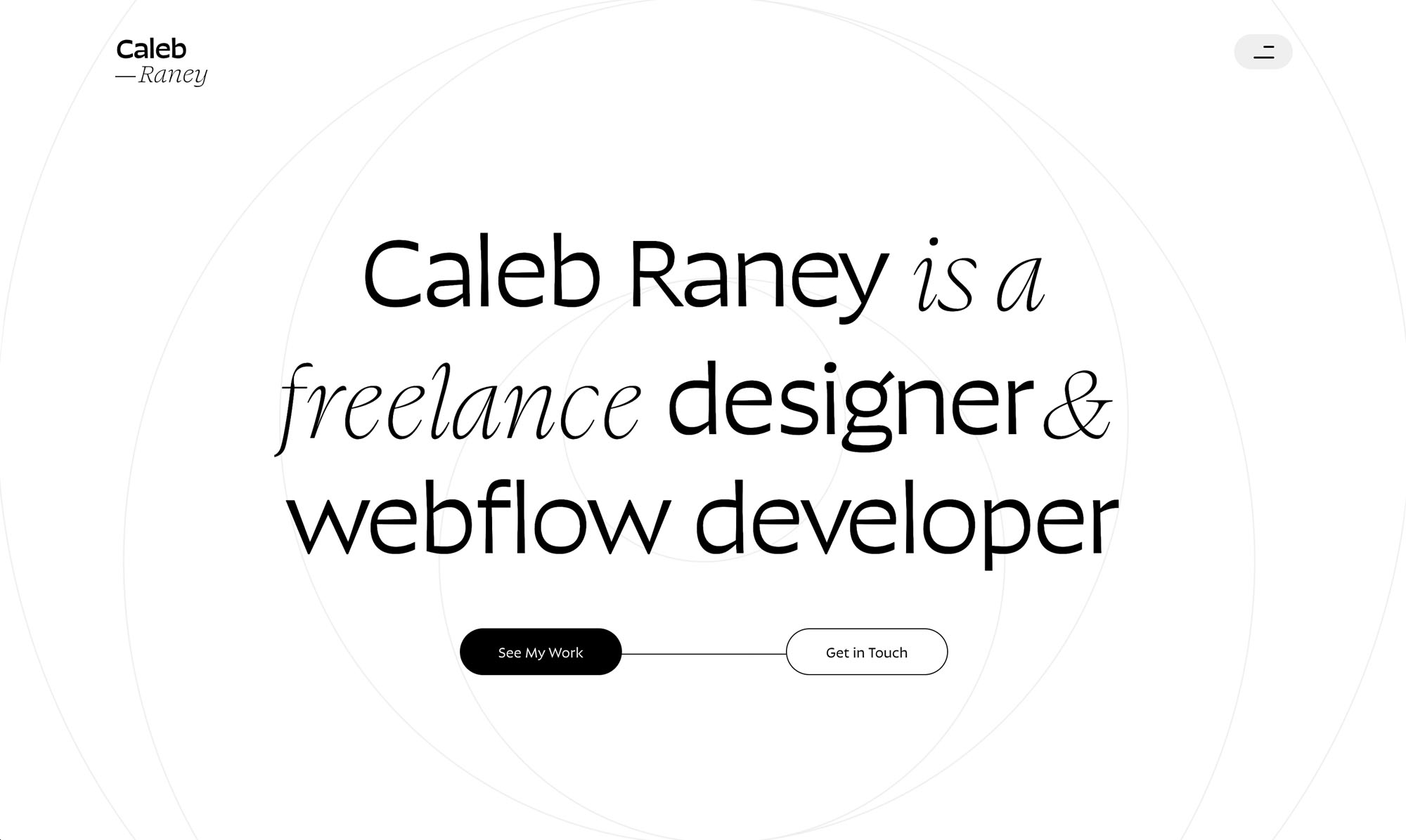 Caleb Raney – Freelance Designer & Webflow Developer