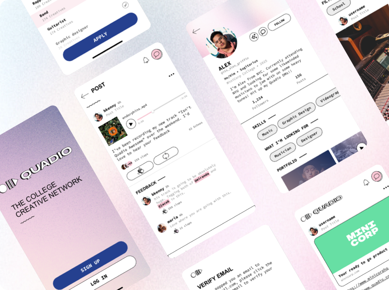 Quadio - The Creative College Network