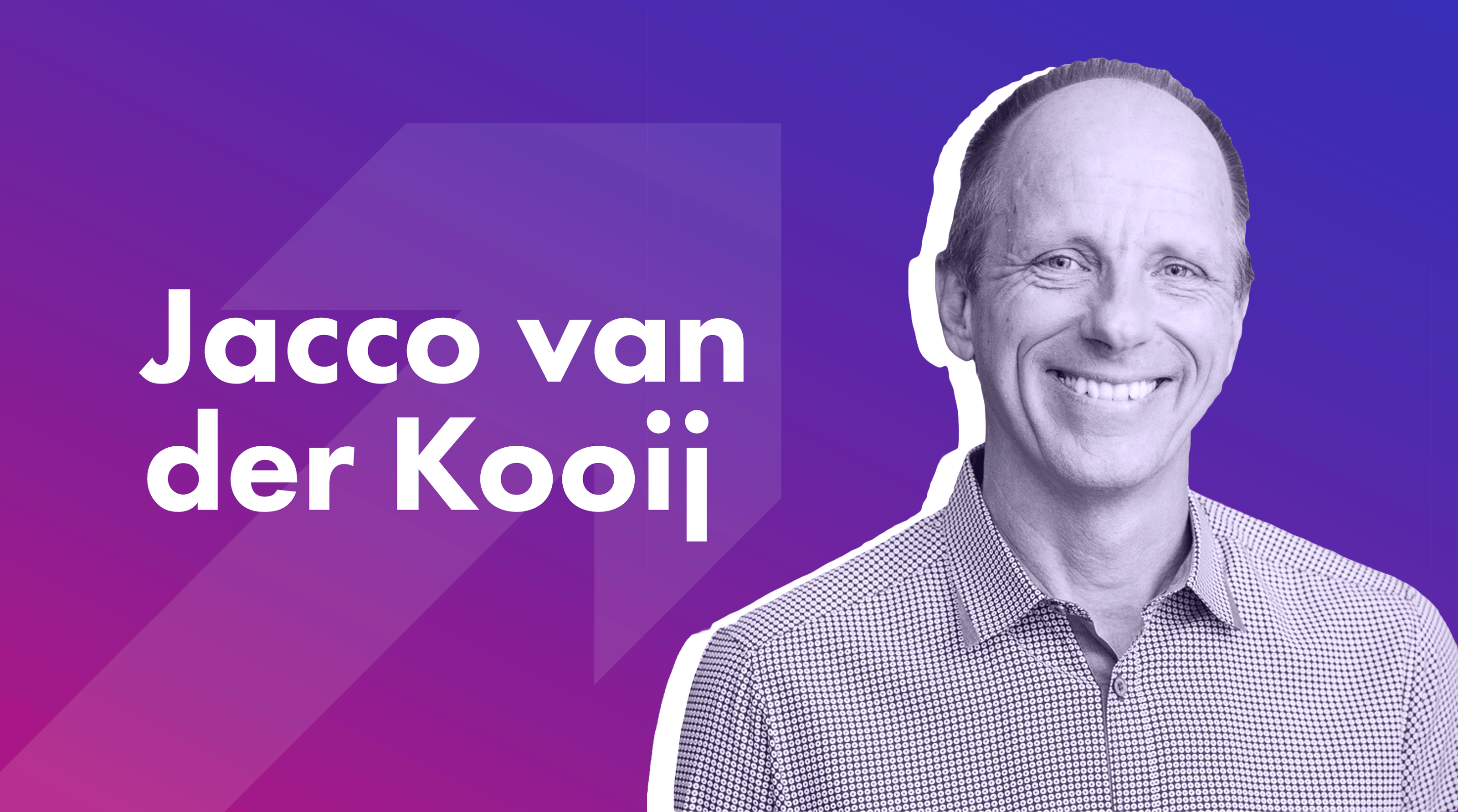 Founder & Co-CEO Of Winning by Design, Jacco Van Der Kooij