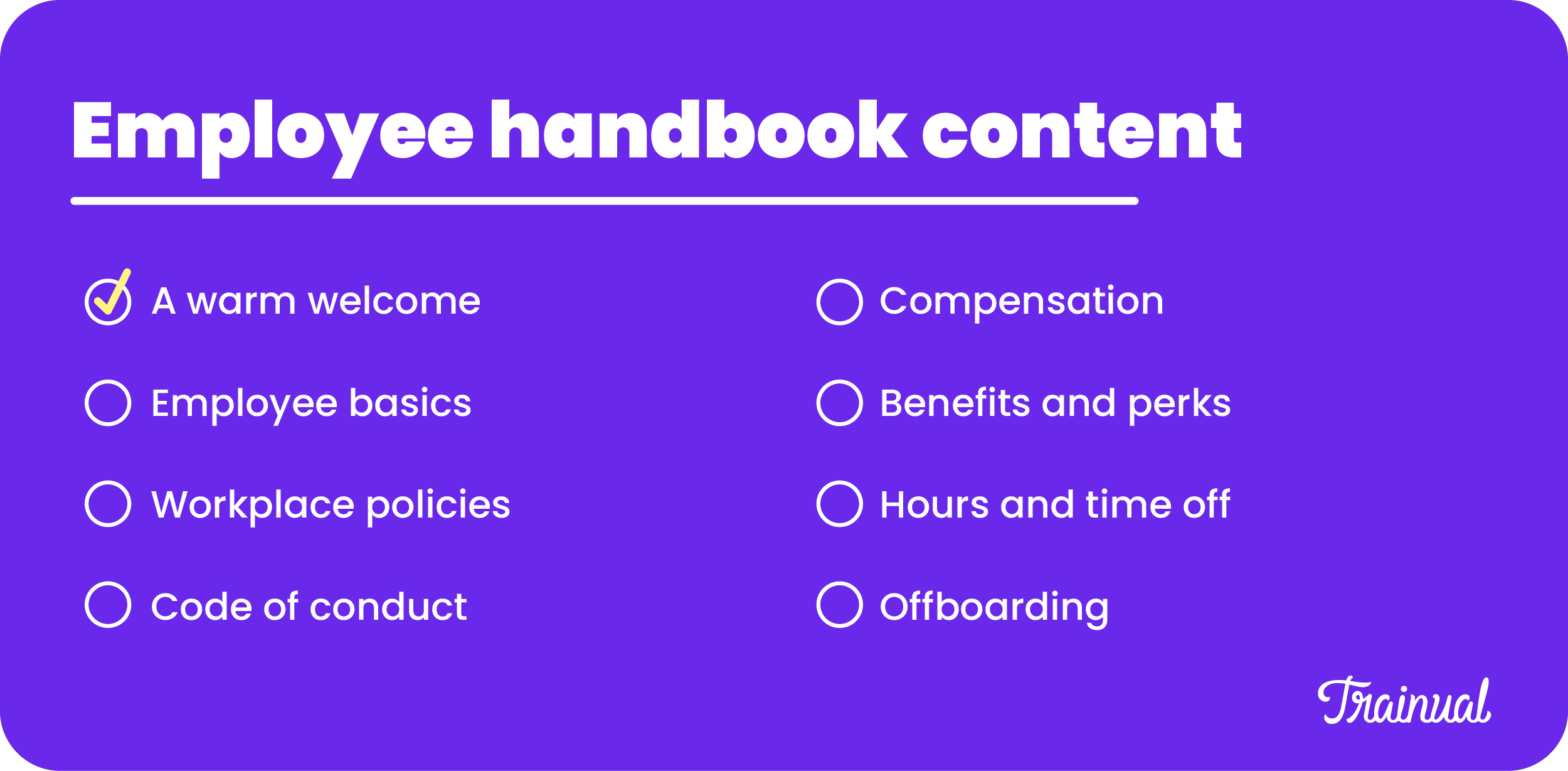 Employee Handbook: Manual and Template For Small Businesses - Trainual