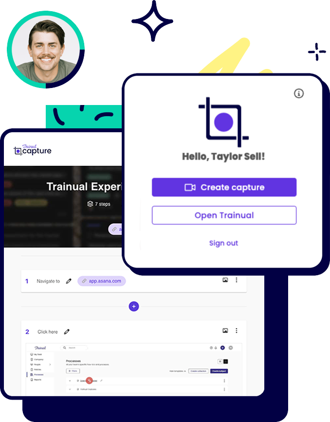 Trainual Capture™ | Automatic Process Documentation