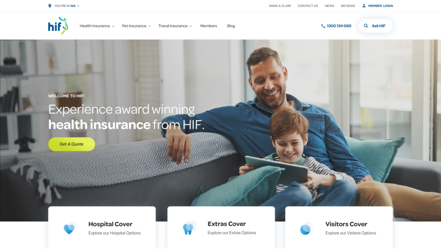 HIF Case Study | Fraser Sprunt, Product UX/UI Designer