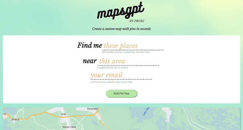 MapsGPT: Building Custom Maps With The Power Of AI
