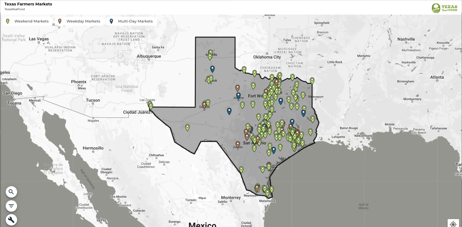 Digital Push Pin Map - Proxi is a free, easy map tool