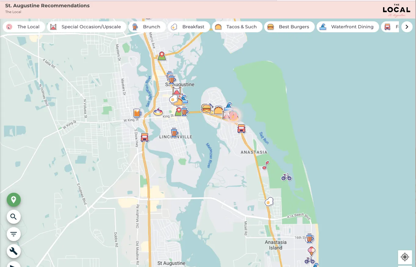 Digital Push Pin Map - Proxi is a free, easy map tool