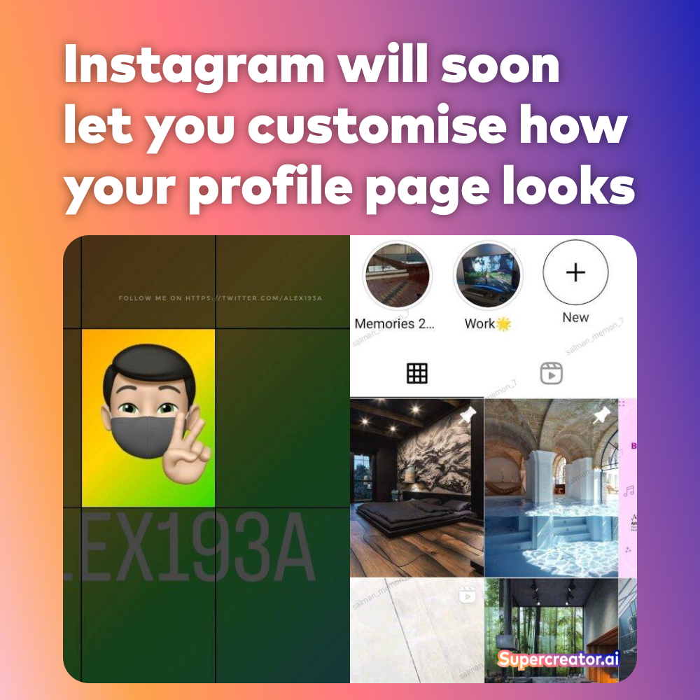 Instagram will soon let you customise how your profile page looks