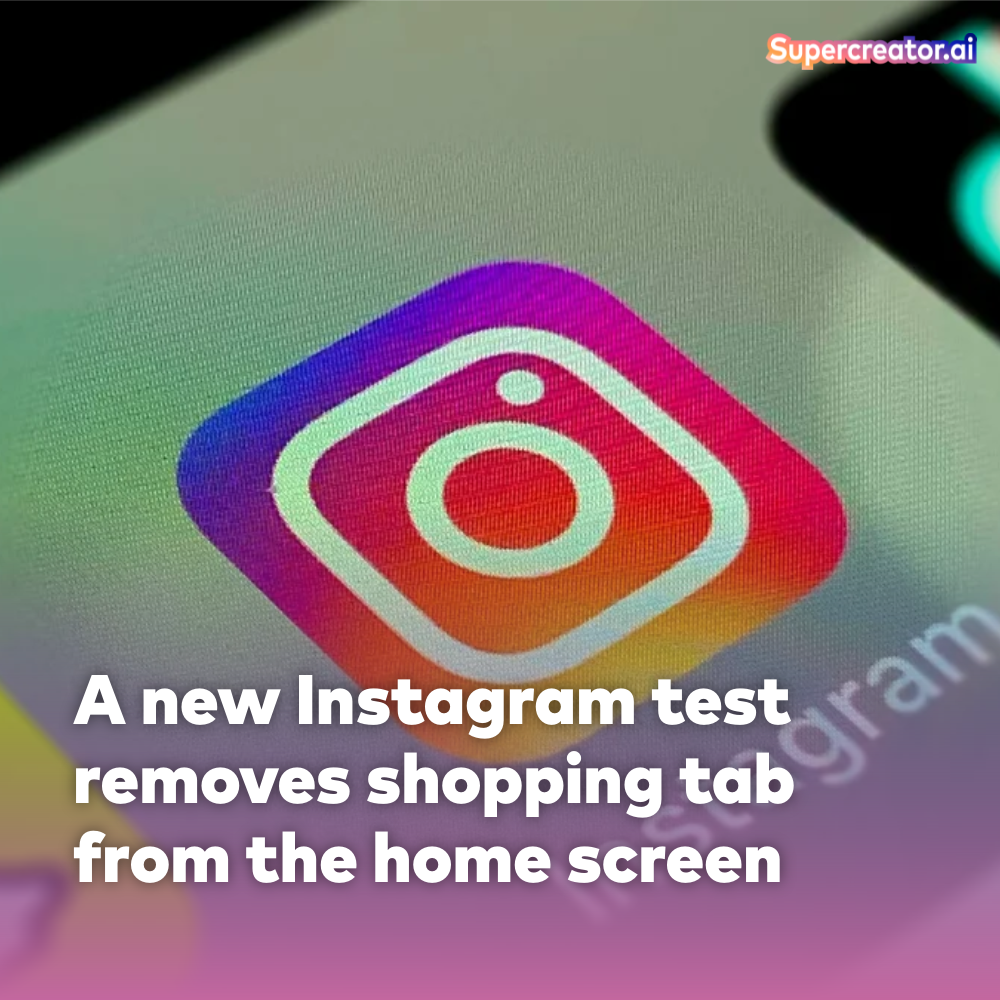 A new Instagram test removes shopping tab from the home screen