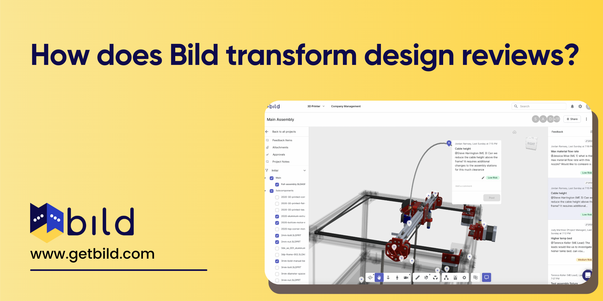 How does Bild transform design reviews?