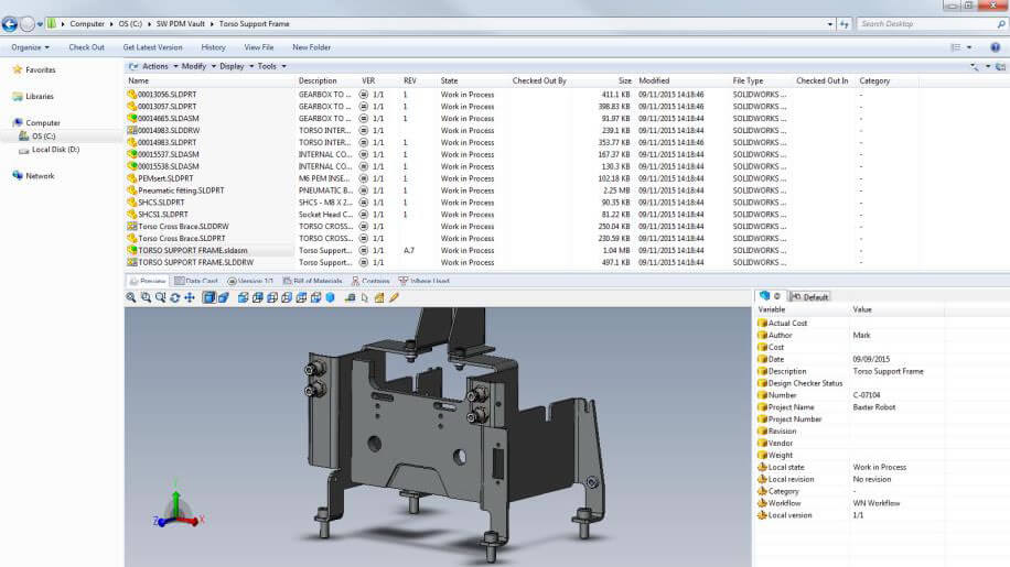 Bild vs SolidWorks PDM Overview: Part 1