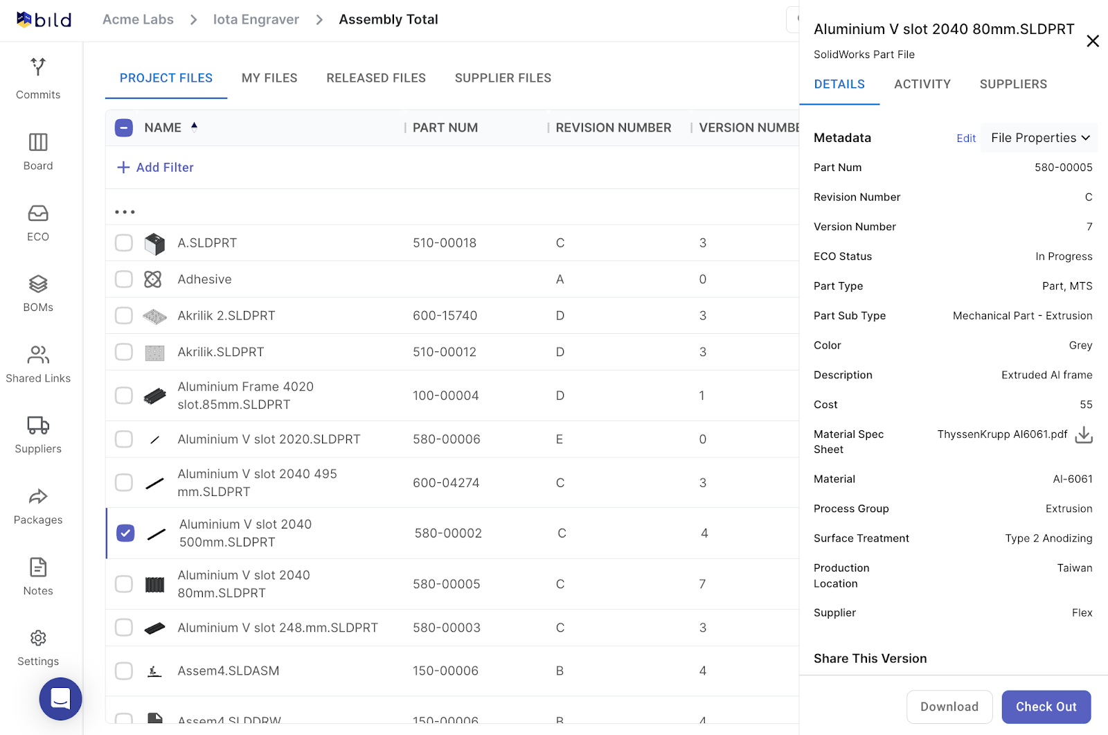 Bild vs No PDM or PLM System