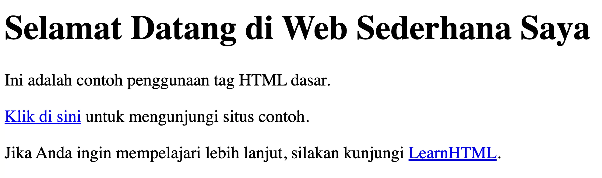 66 Tag HTML: Fungsi dan Contoh Lengkapnya 2023 | RevoU