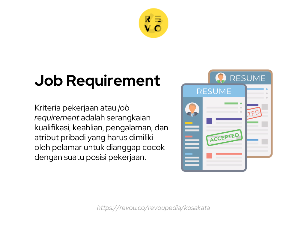 Apa itu Job Requirement? Pengertian dan contoh 2023 | RevoU