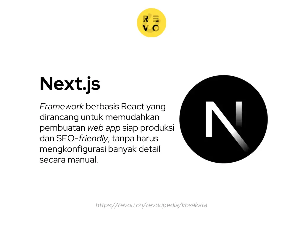 Apa itu Next.js? Pengertian dan contoh 2023 | RevoU