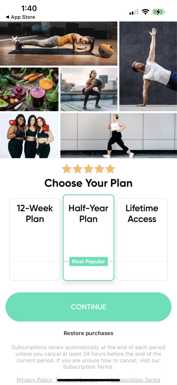 BetterMe: Health Coaching — Paywall Screenshot ($500K/mo)