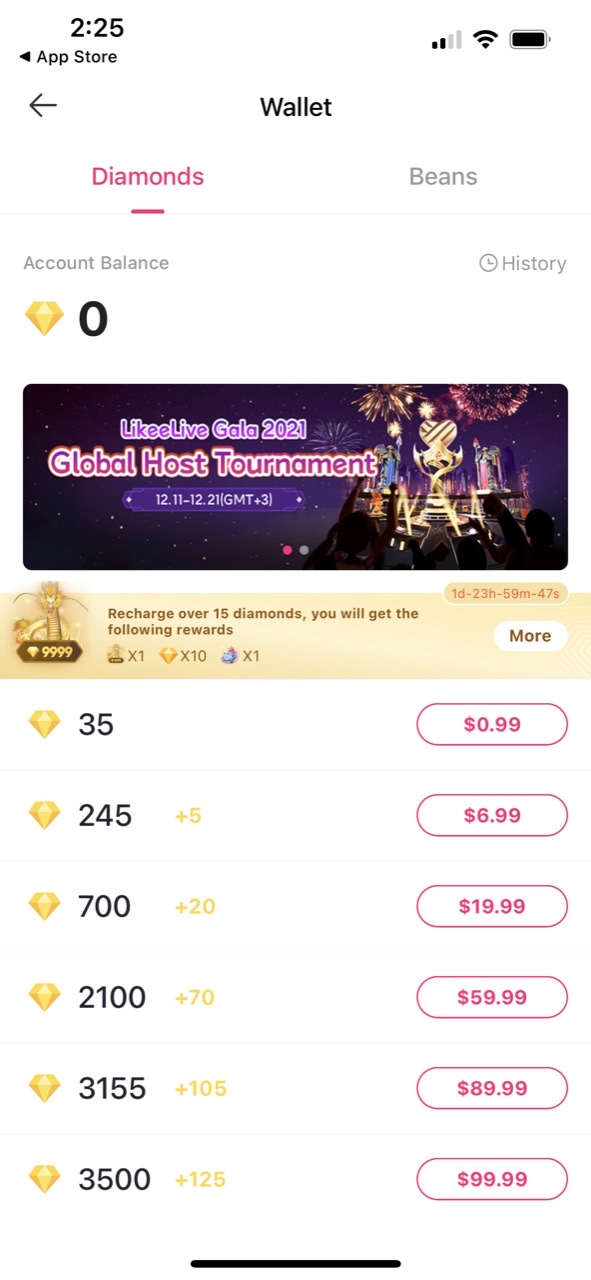 Likee - Short Video Community — Paywall Screenshot ($500K/mo)